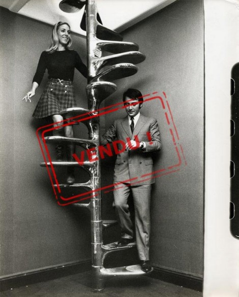 L'escalier M400 du designer français Roger Tallon - Photo Memory