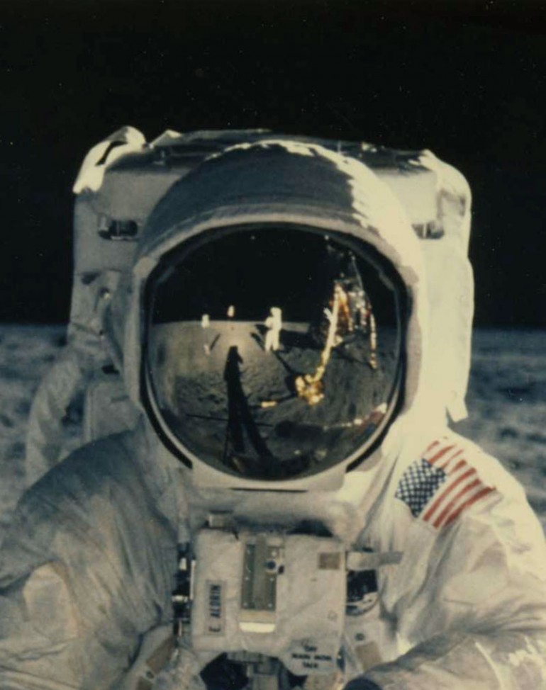 Buzz Aldrin par Neil Armstrong, photo de l'Homme sur la Lune